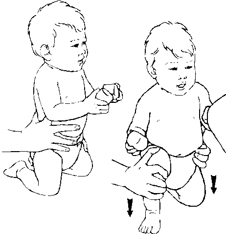 baby trying to stand