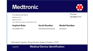 Medtronic card